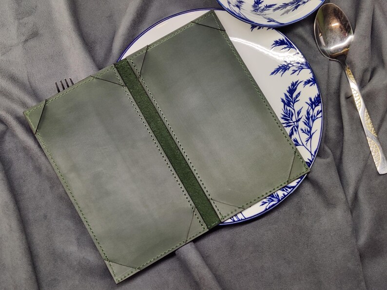 Personalized Leather Menu Cover | Restaurant Menu Folder | Logo Menu ...