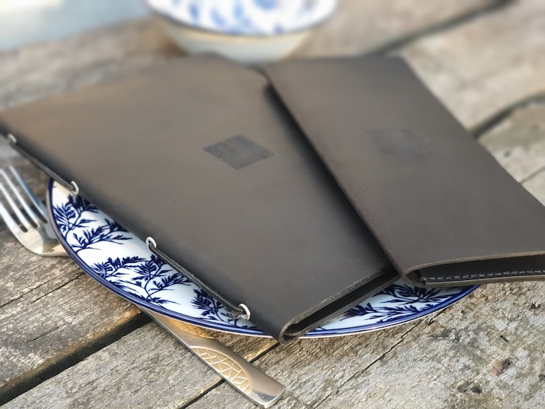 Restaurant Menu Cover, Leather Menu Covers, Porte Menu Case, Custom ...