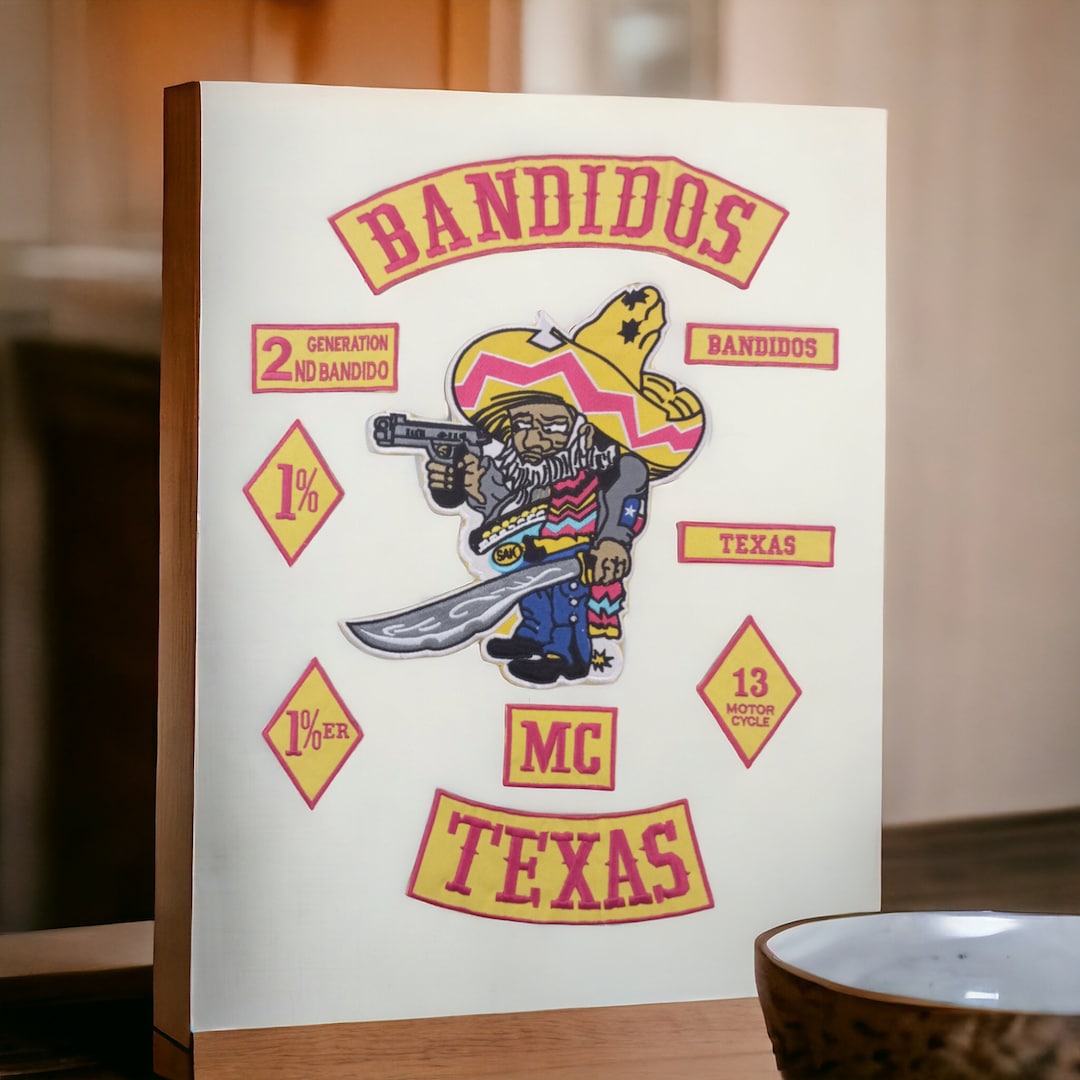 Bandidos-pack Patch Arrière Thermocollant De Plus Grande Taille,pour ...