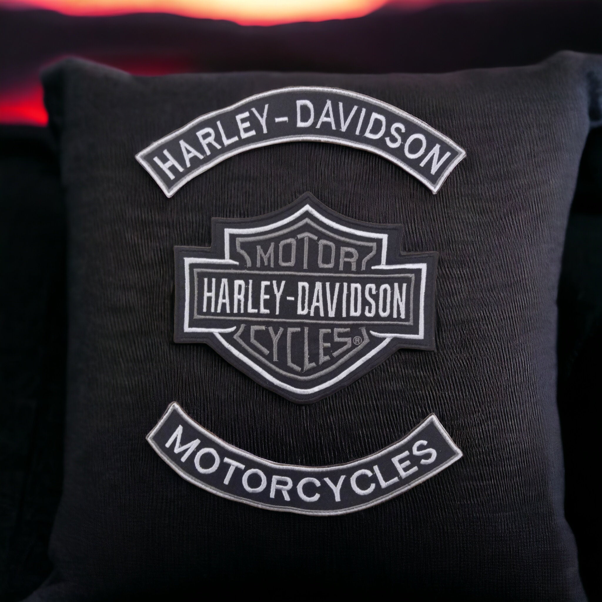 Harley Davidson Iron on Back Patch for Jackets -blousons -longer 26 Cm ...