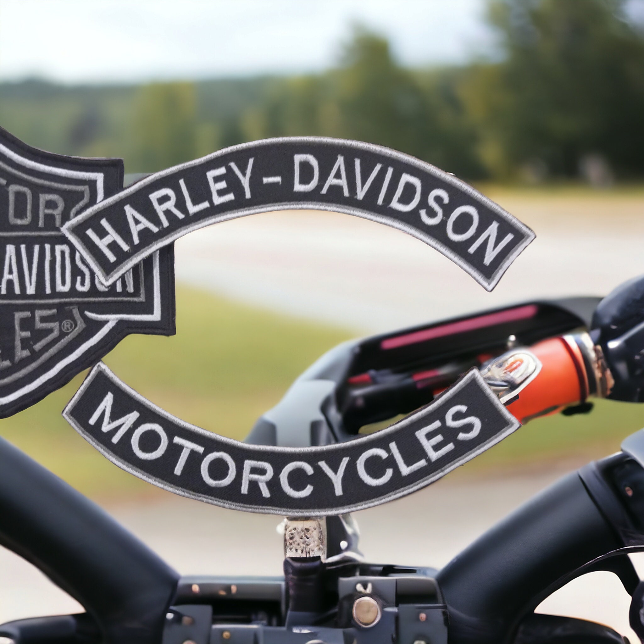 Harley Davidson Iron on Back Patch for Jackets -blousons -longer 26 Cm ...