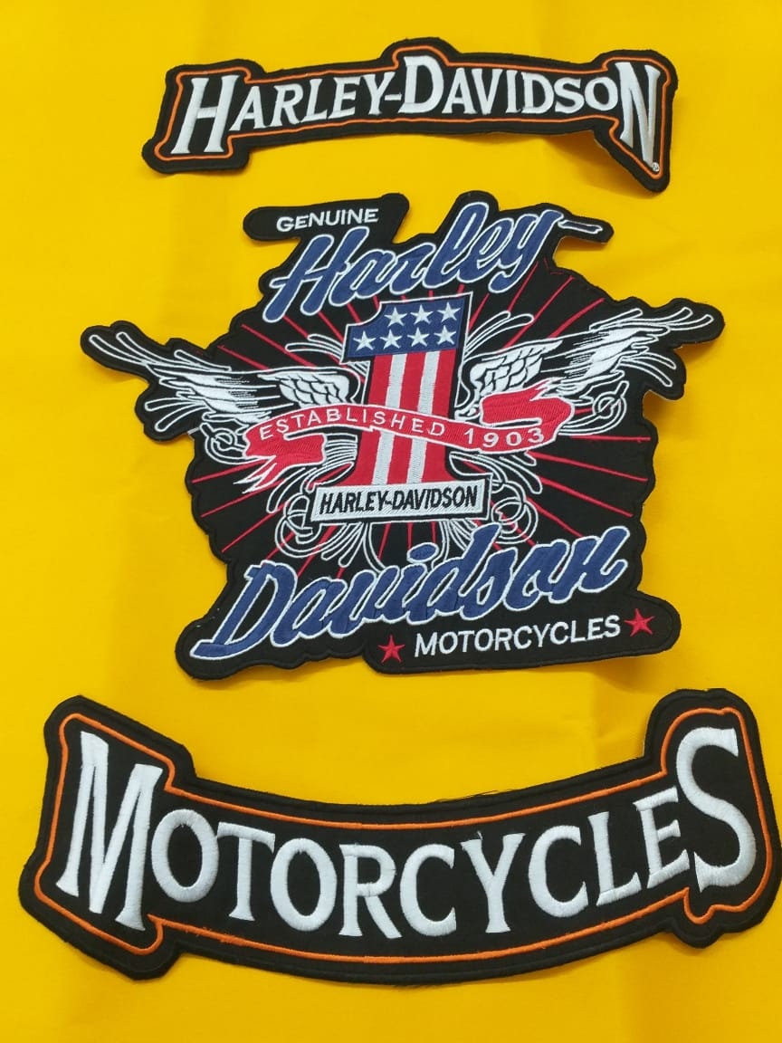 Harley Davidson Iron on Back Patch for Jackets,high Quality Backpatch ...