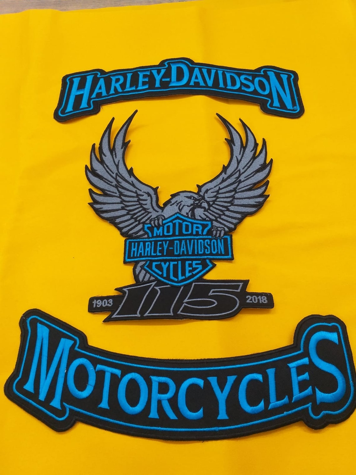 Patch Harley Davidson Thermocollant, Harley David-son Back Patch Big ...