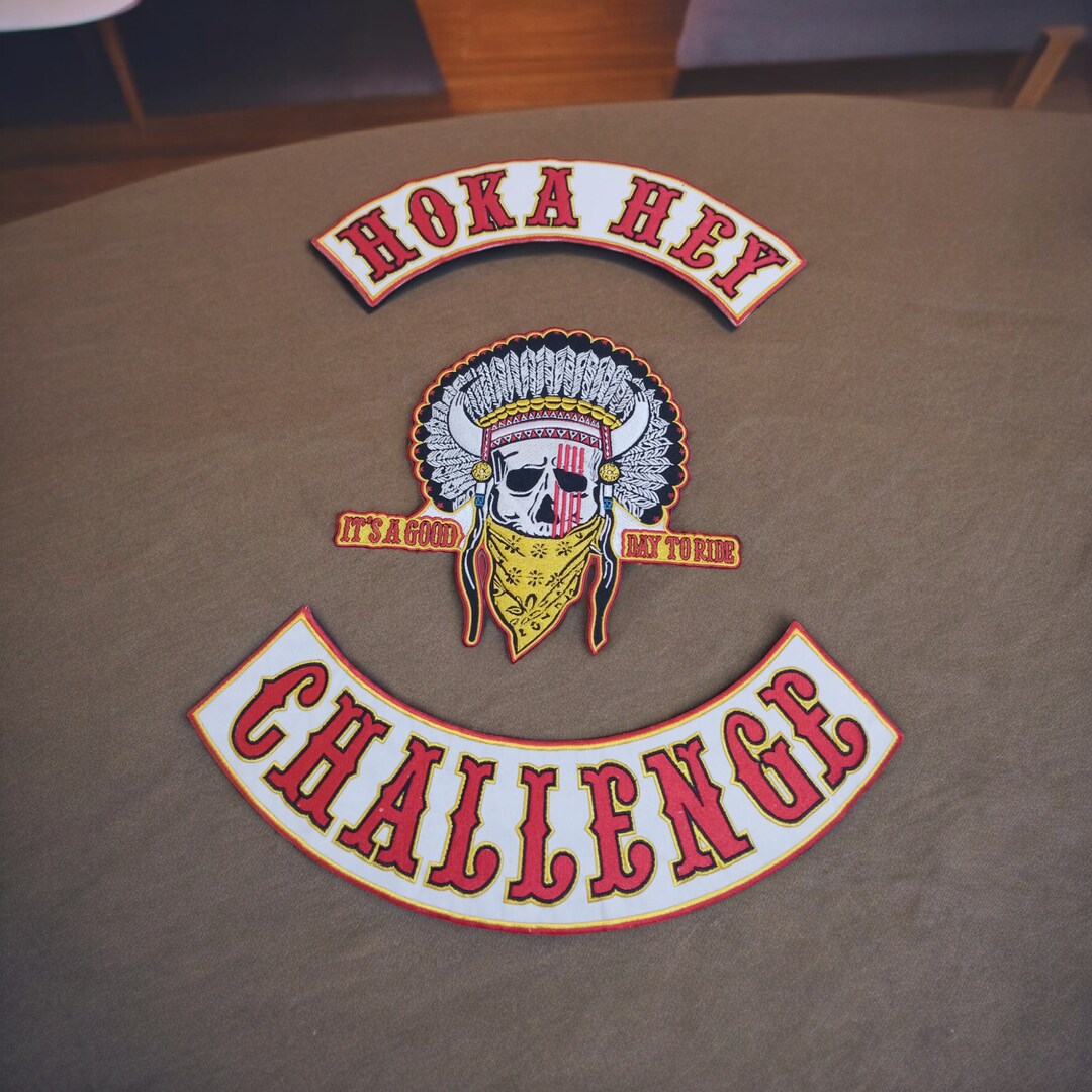 Hoka Hey Challenge Patch ,high Quality Jackets Patch,size 35 Cm Long ...