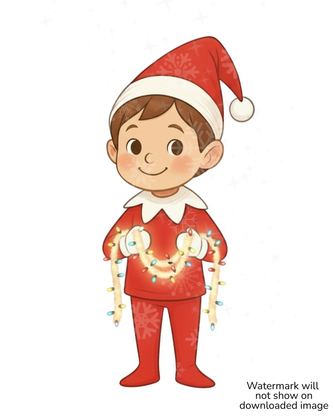 Boy Elf Clipart PNG Bundle | Cute Christmas Elf Poses | Bubblegum ...