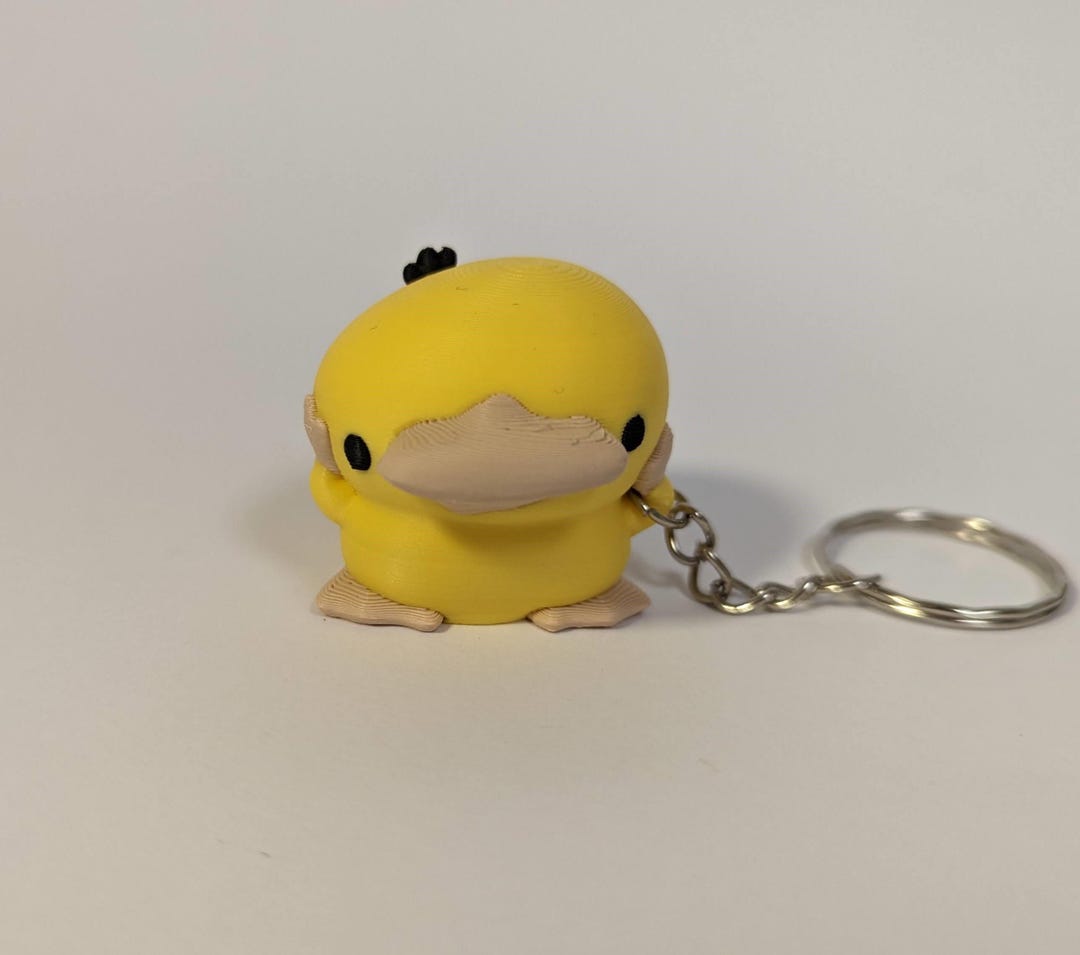 Psyduck Inspired Keyring (5 Pack) – Funny Derpduck Pokémon Keychain ...