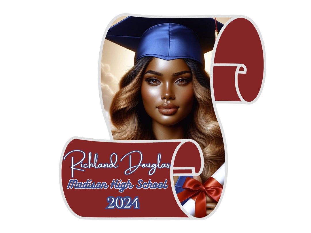 2025 Graduation Custom Scroll Fan Template Editable Scroll Paddle Template Grad Fan Designs 2701