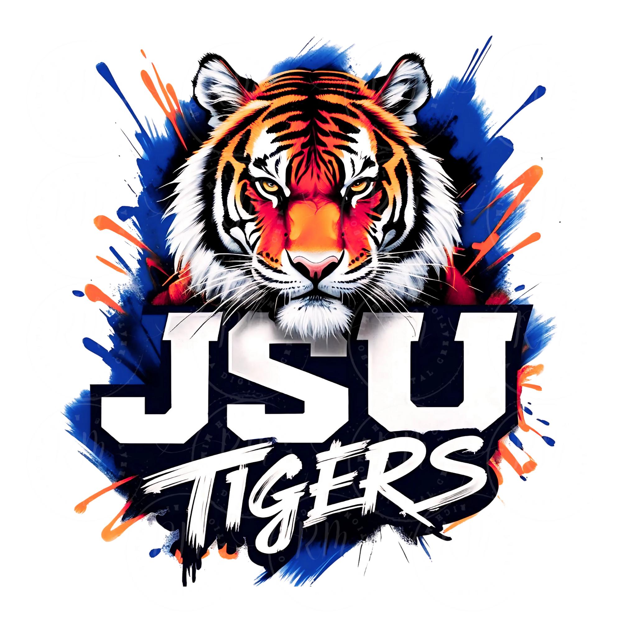 JSU Tigers Clipart PNG: Jackson State University Mascot (digital ...