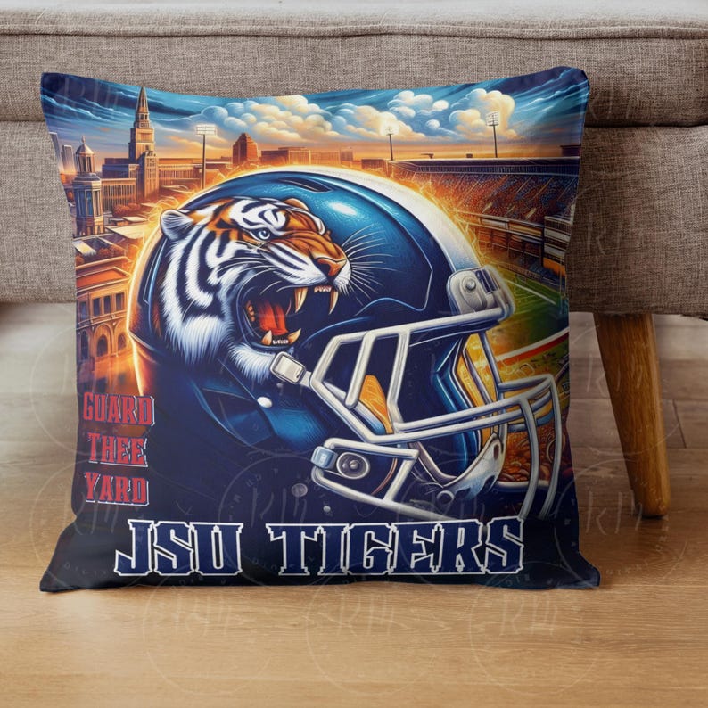 JSU Tigers Football Helmet Art: HBCU Pride Design (digital Download) - Etsy
