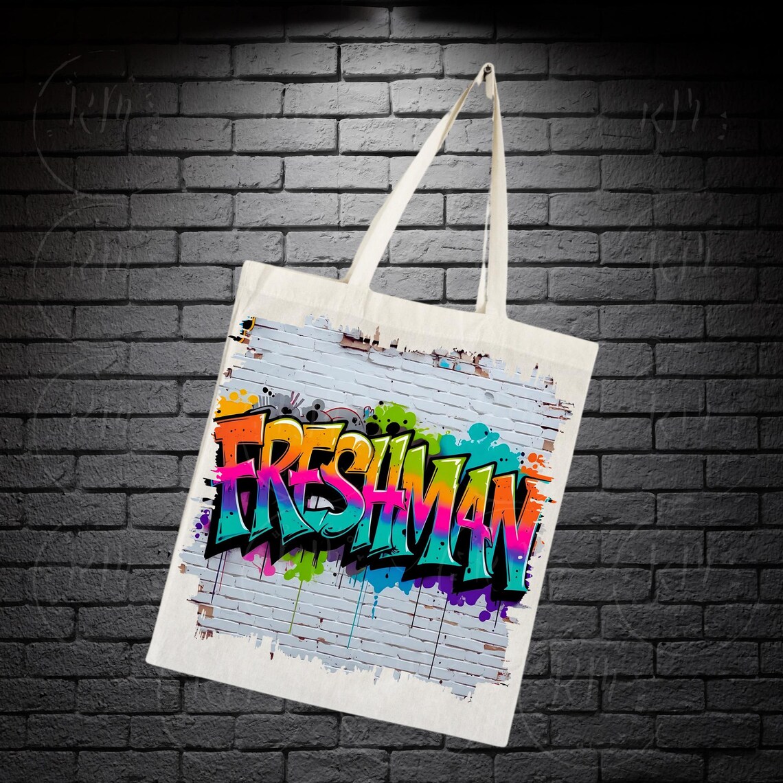Freshman Class Graffiti Design: High School Spirit, Digital Art (PNG ...