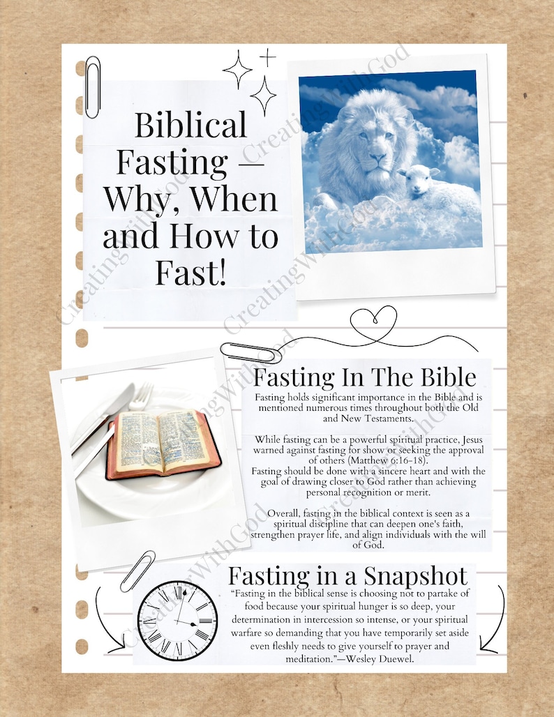 Biblical Fasting — Why, When and How to Fast!, Fasting and Praying ...