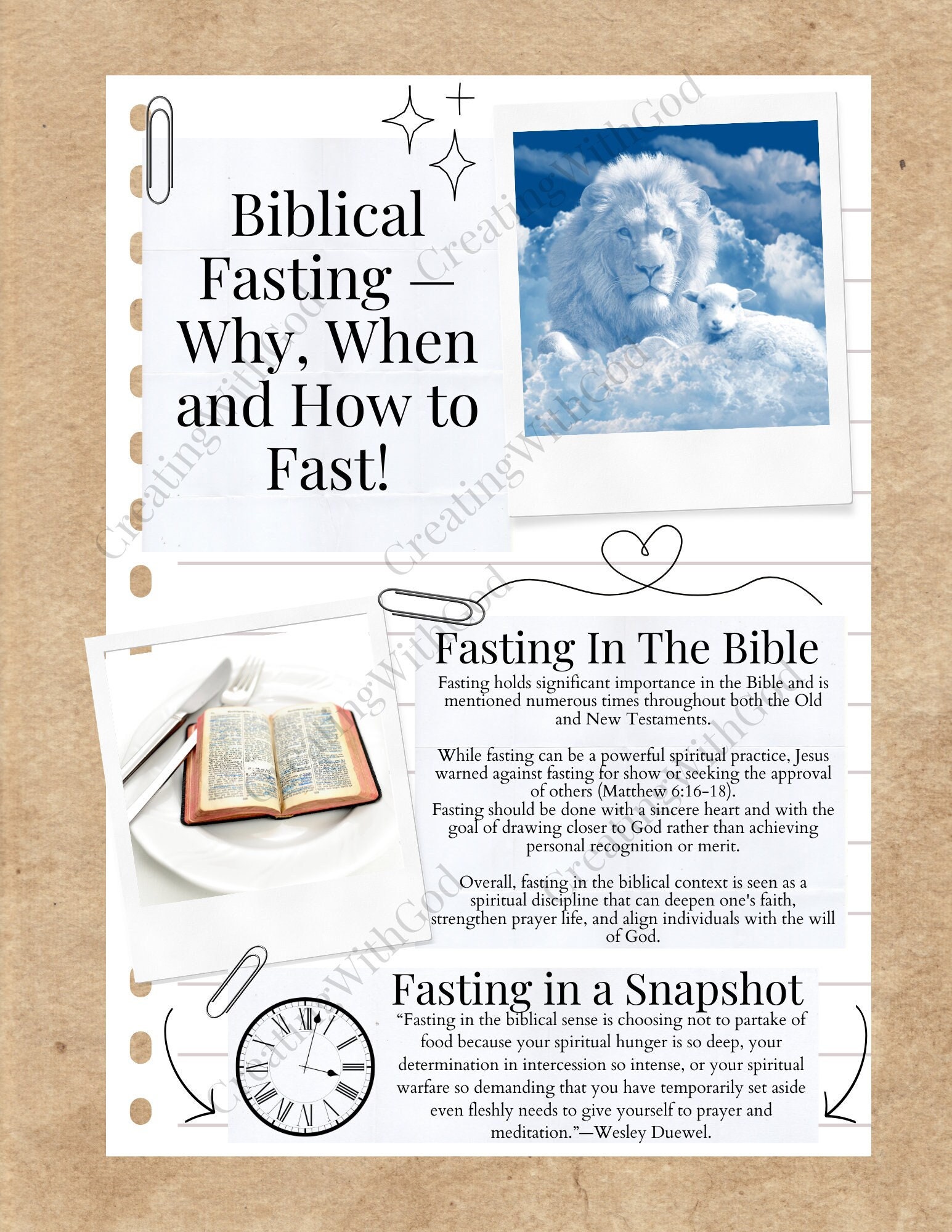 Biblical Fasting — Why, When and How to Fast!, Fasting and Praying ...