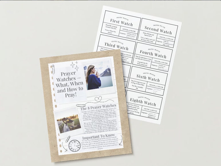 Prayer Watches — What, When and How to Pray! Prayer Wheel, Prayer Board ...