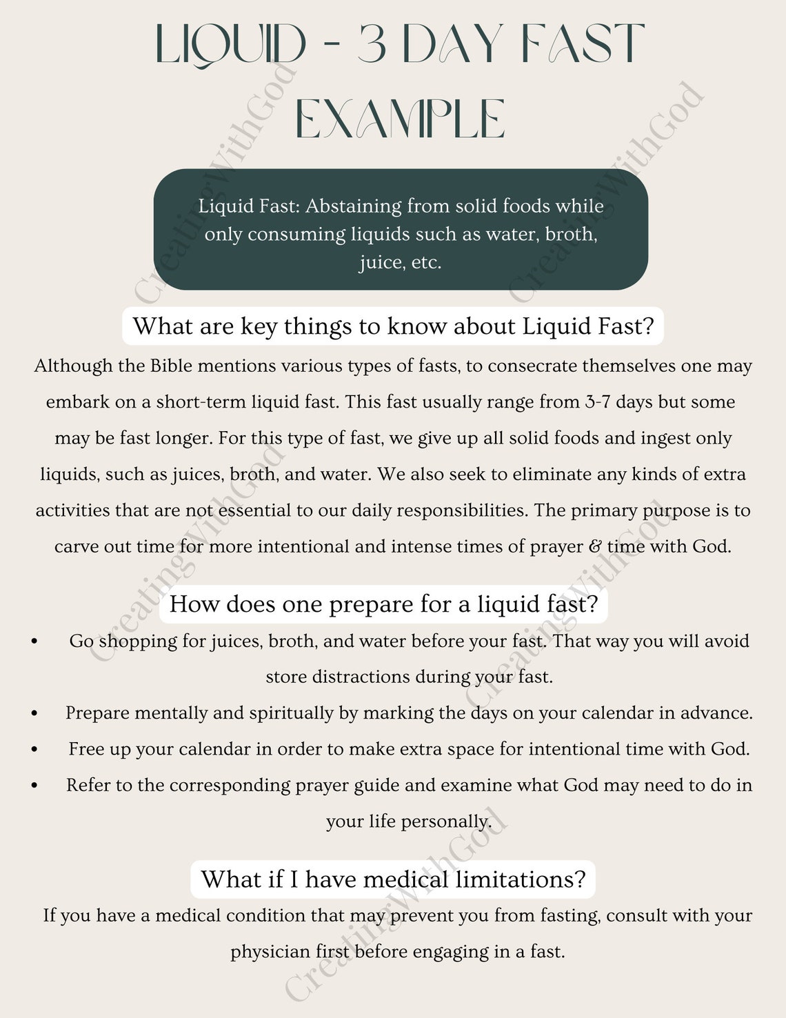 Biblical Fasting — Why, When and How to Fast!, Fasting and Praying ...