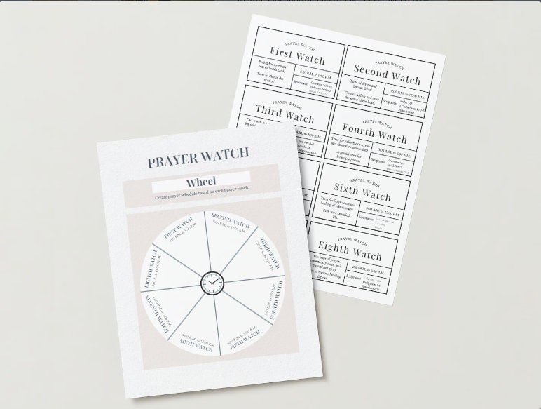 Prayer Watches — What, When and How to Pray! Prayer Wheel, Prayer Board ...
