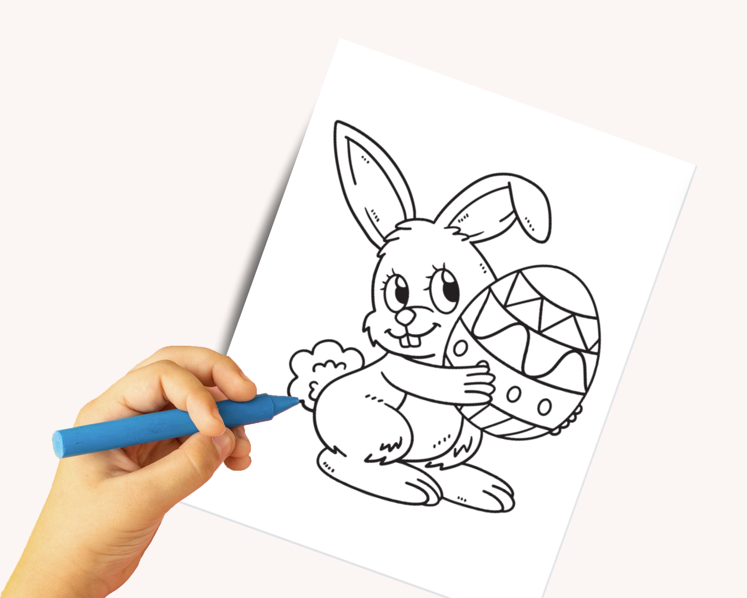 Printable Easter Coloring Pages for Kids // Quick and Easy Downloadable ...