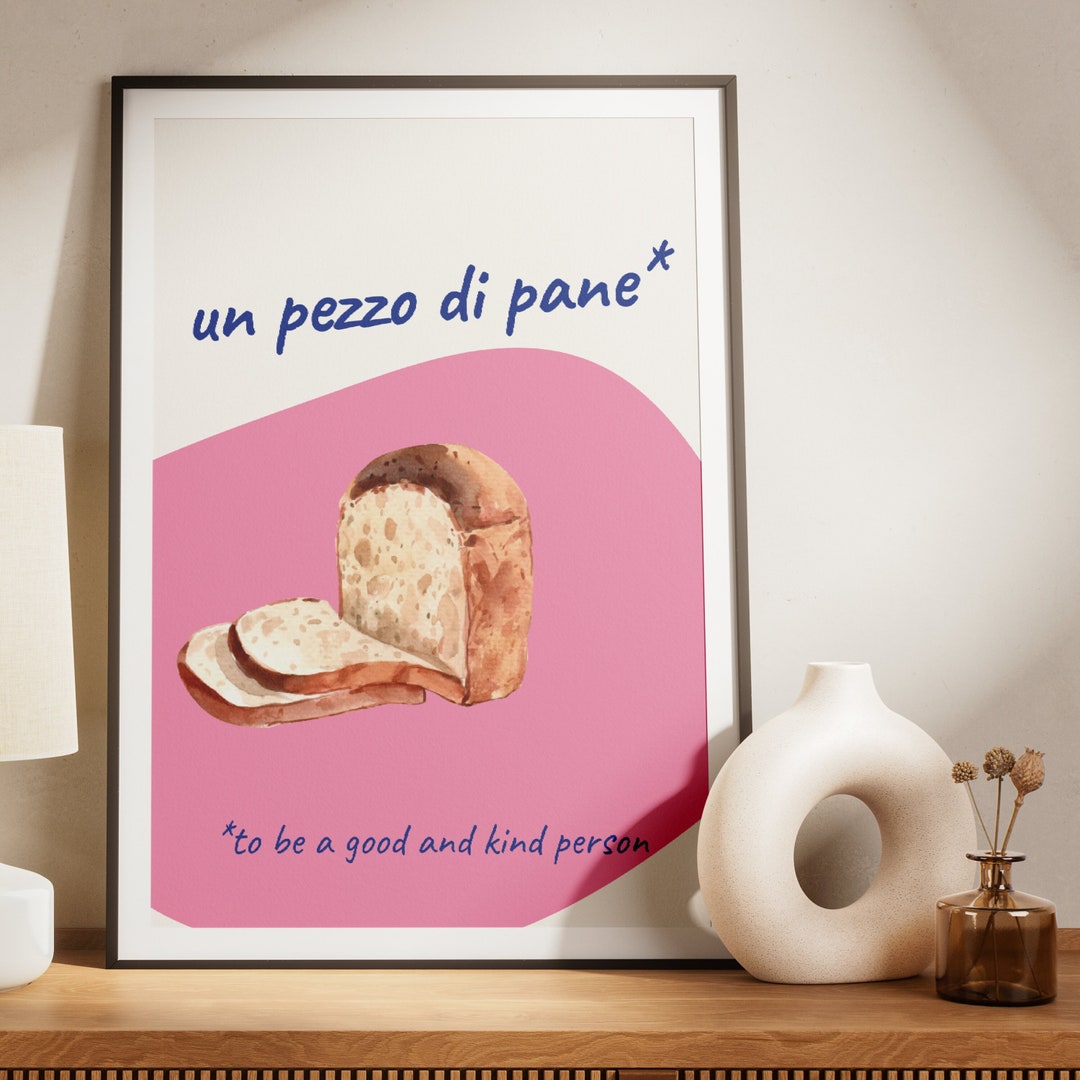 Italian Food Poster, Modern Kitchen Decor, Retro Poster, Pop Art ...