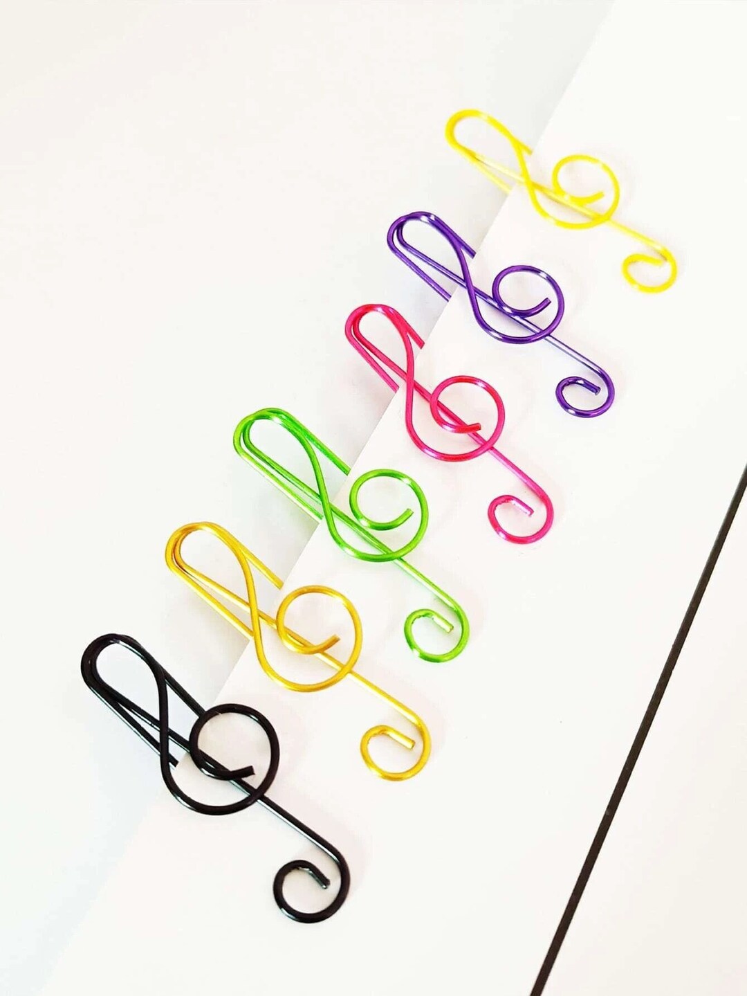 Treble Clef Paperclips: Music Note Shaped Clips for Sheet Music and ...
