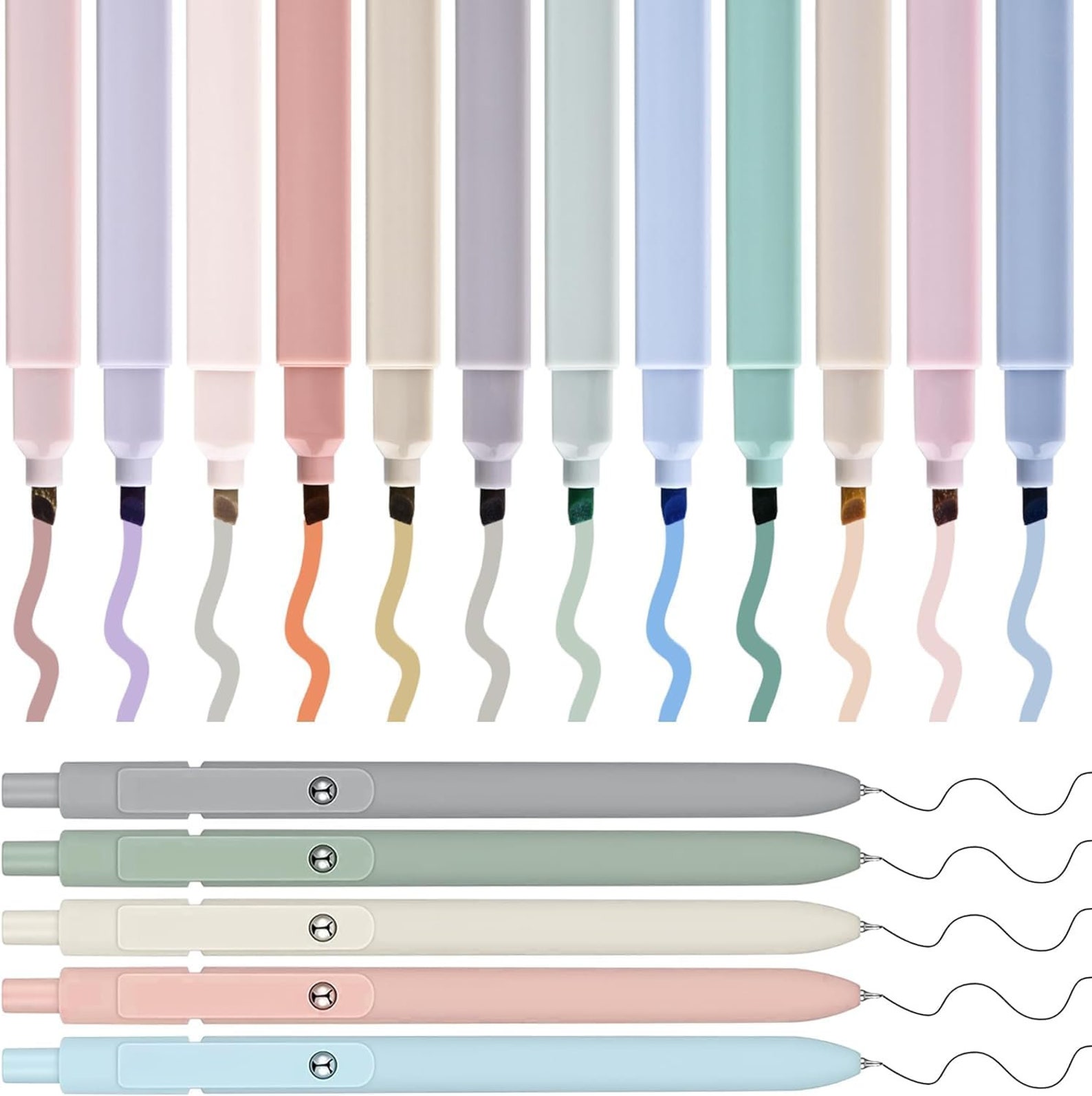 Highlighter & Pen Stationery Set Annotation Kit Book Annotation Kit - Etsy