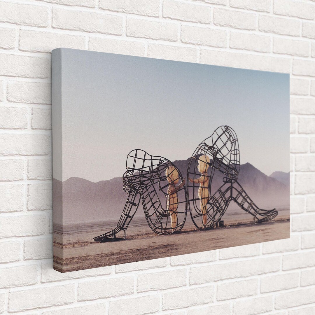Alexander Milov Canvas, Burning Man Festival Wall Art, Ready to Hang ...