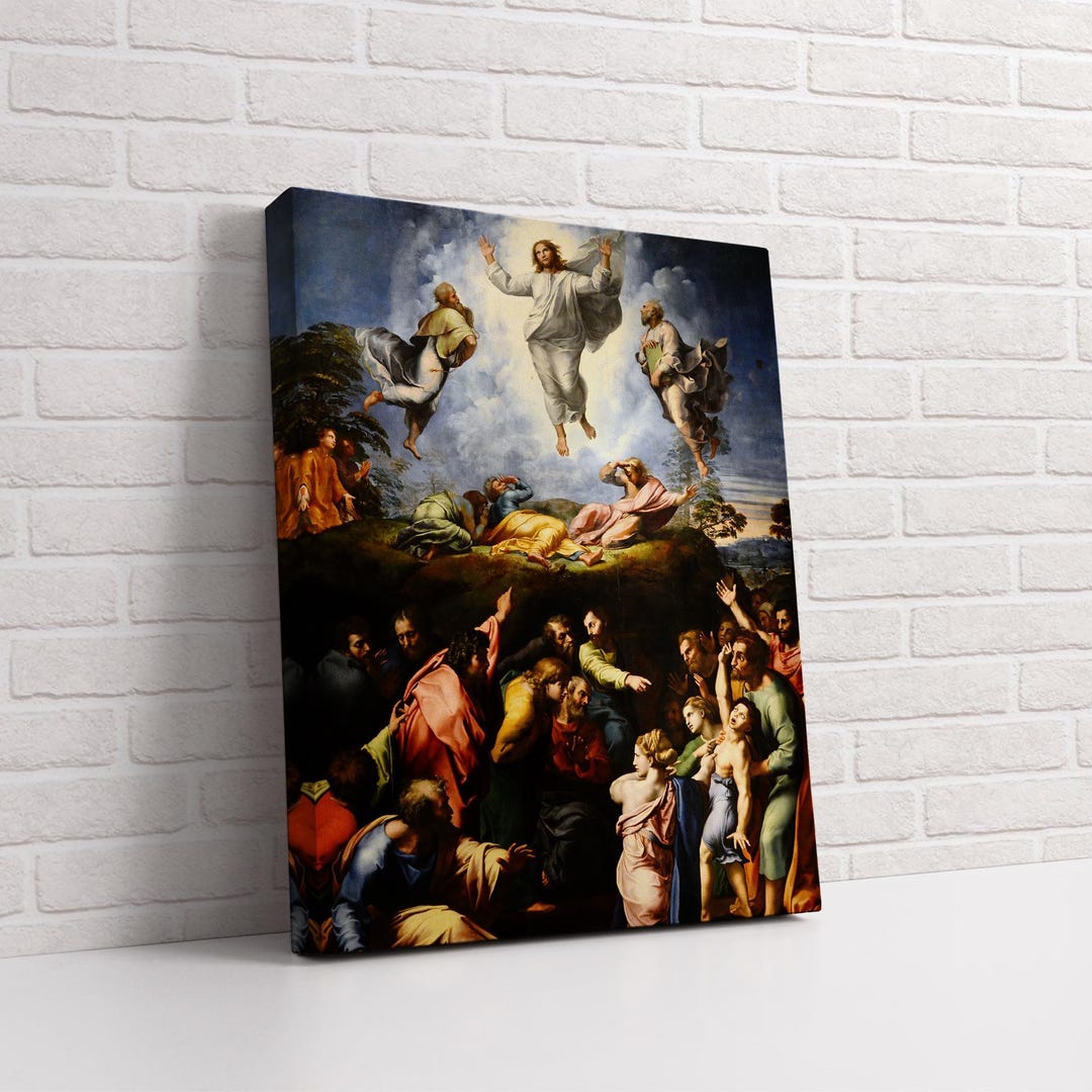 Raphael's Transfiguration of Jesus, Christian Canvas Art, Framed Print ...