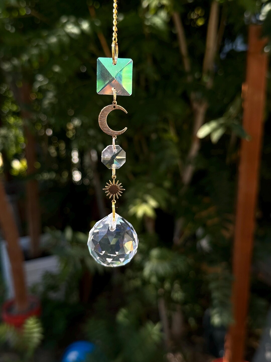 Simple Sun and Moon Suncatcher - Etsy