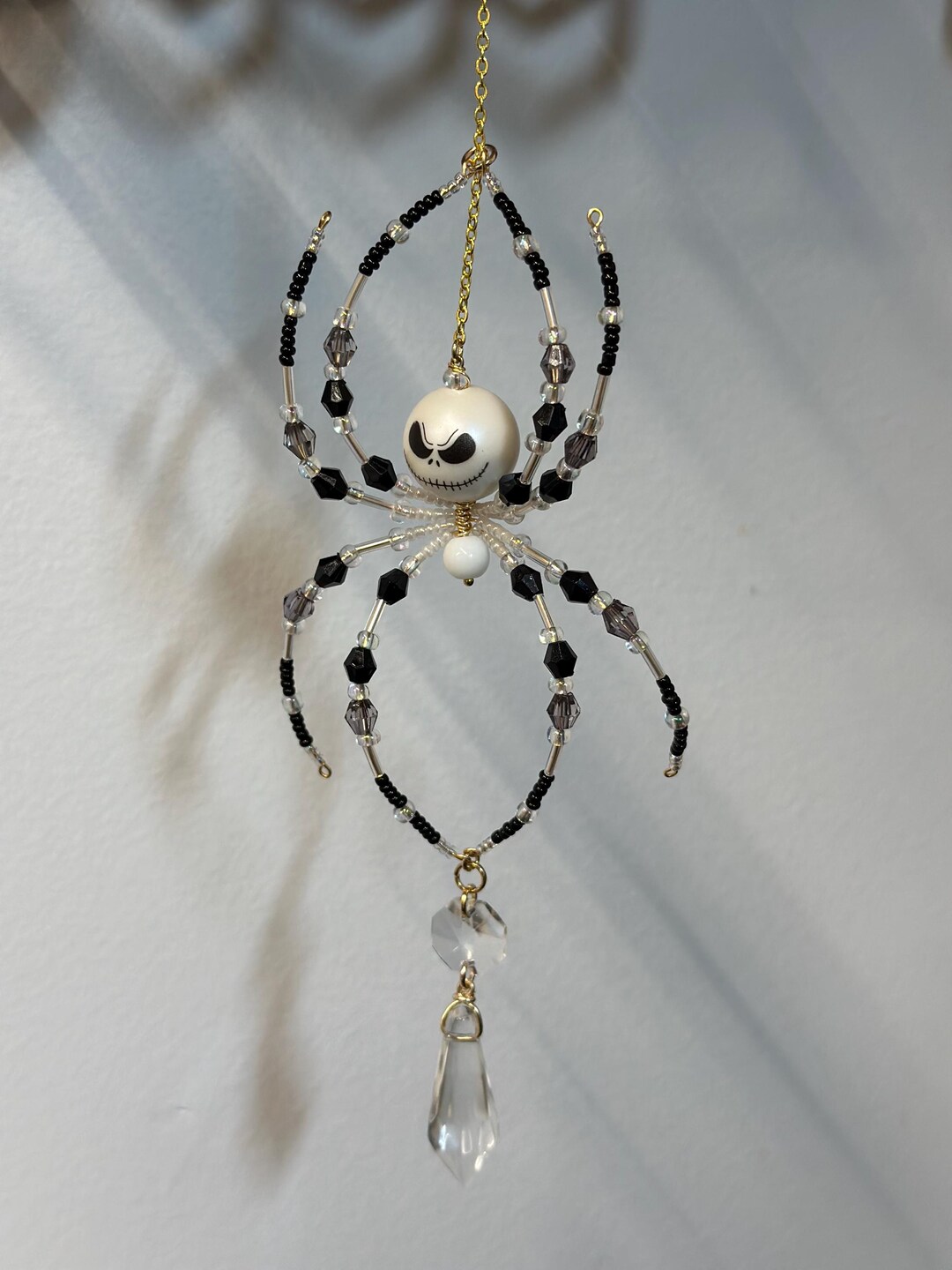 Spooky Beaded Spider Sun Catcher - Etsy
