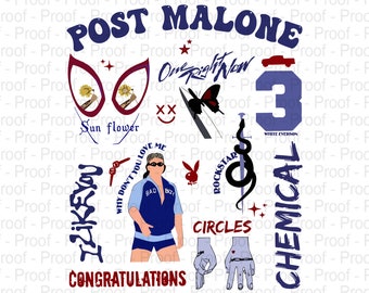 Post Malone SVG Png Dxf Eps Vector File, Post Malone Svg,post Malone ...