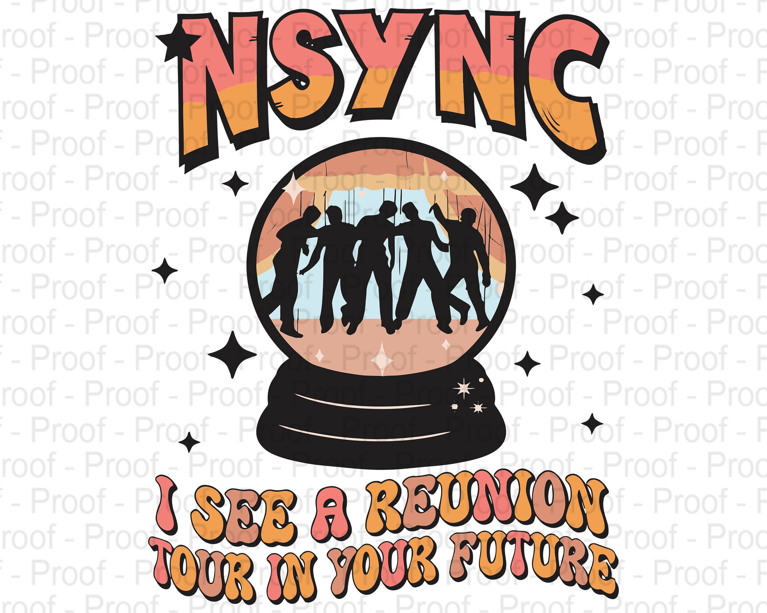 Nsync PNG JPEG Sublimation Digital Download - Etsy