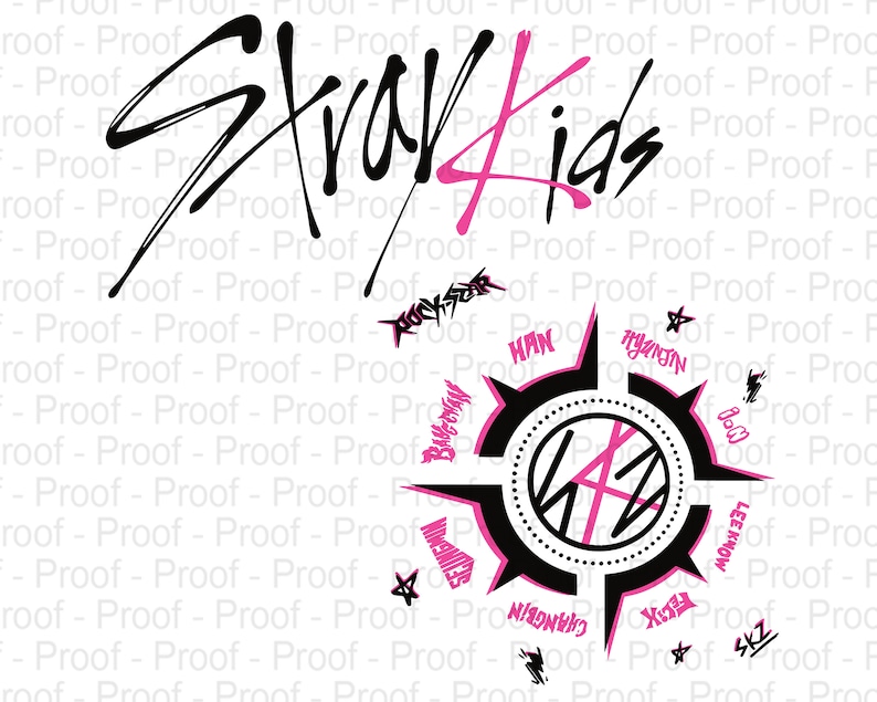 Stray Kids SVG Cut File for Cricut, Silhouette, Kpop Stray Kids, PNG ...
