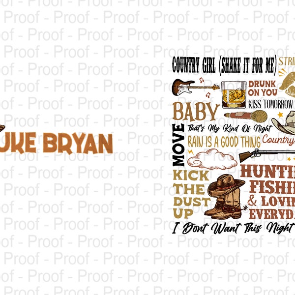 Luke Bryan - Etsy Canada