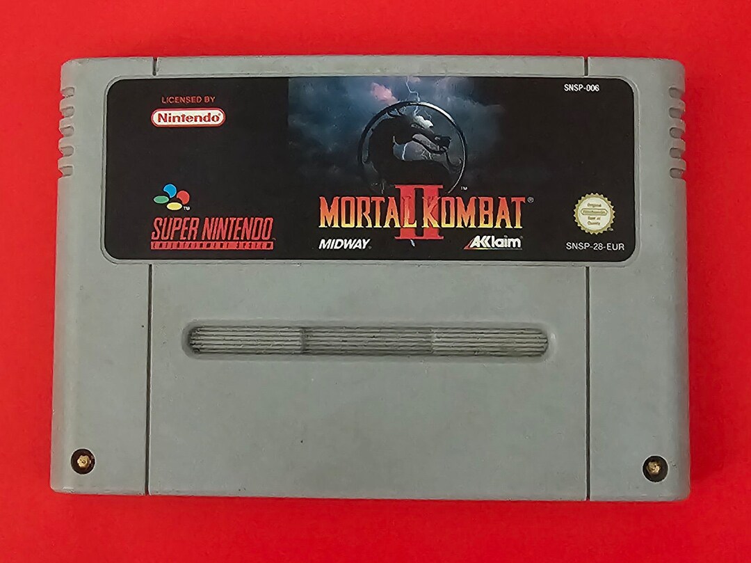 Mortal Kombat 2 SNES - Etsy
