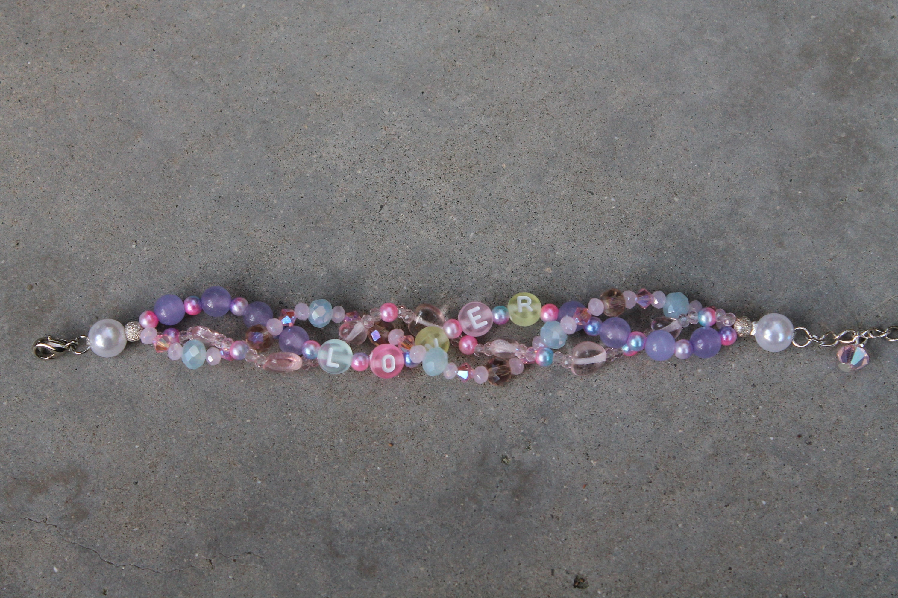 Lover Taylor Swift Friendship Bracelet Handmade Braided Beaded Multi ...