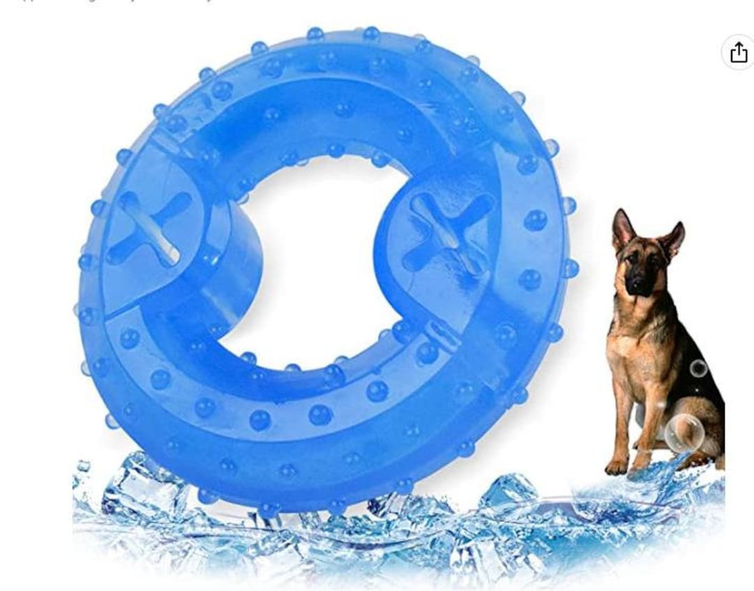Dog Teething Ring Freeze Cooling Toy - Etsy