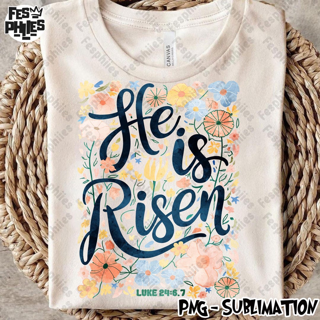 Christian Easter Graphics Png, Floral Resurrection PNG, Jesus Png ...