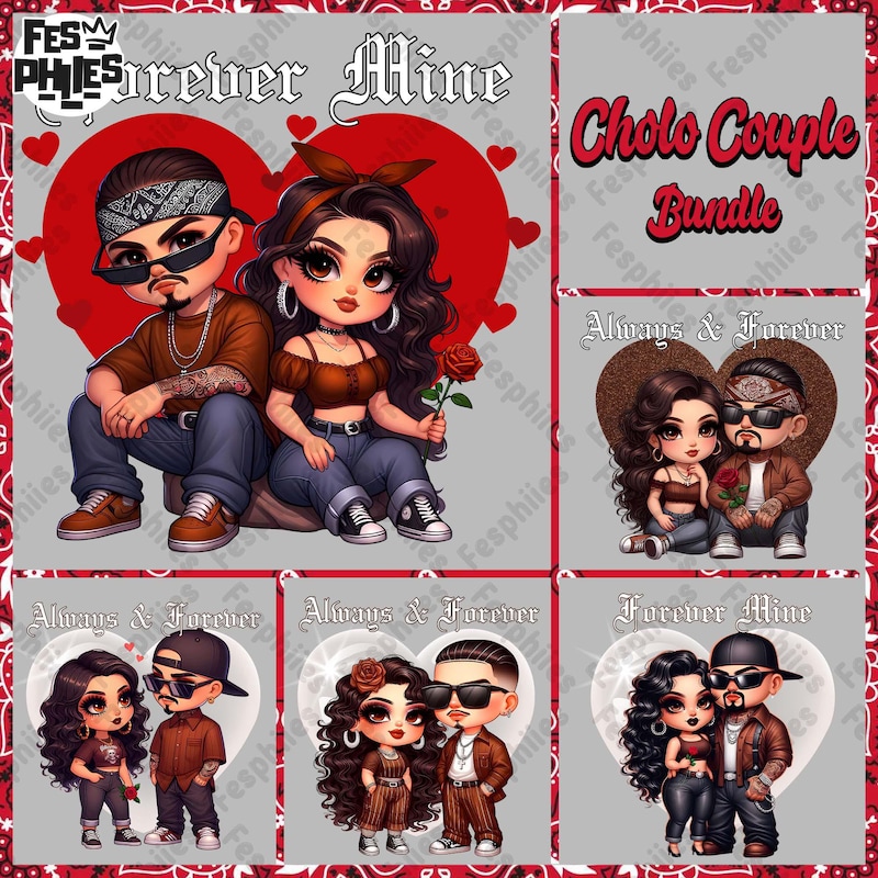Chicano Couple Art - Etsy