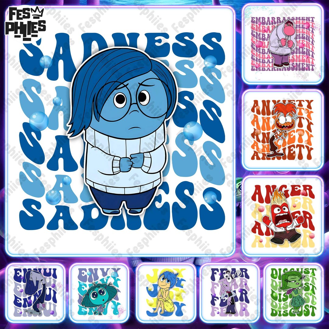 It's Okay to Feel All the Feels Png Bundle, Mental Health Matter Png ...