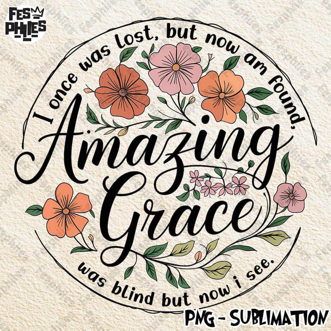 Mazing Grace Png, Hymn Floral Art Wild Flowers Minimalist Png, Bible ...