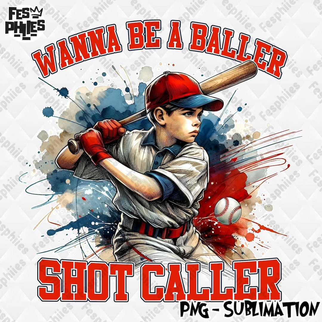Retro Wanna Be A Baller Shot Caller Baseball Png, Baseball Lovers Shirt ...