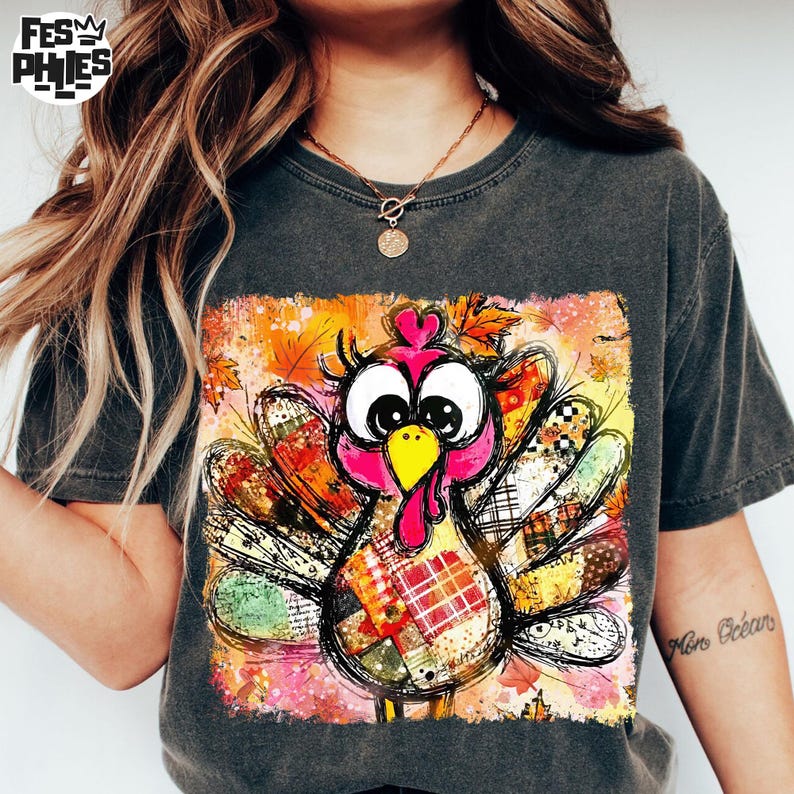 Cute Preppy Thanksgiving PNG, Gobble Turkey Coquette Design, Fall ...