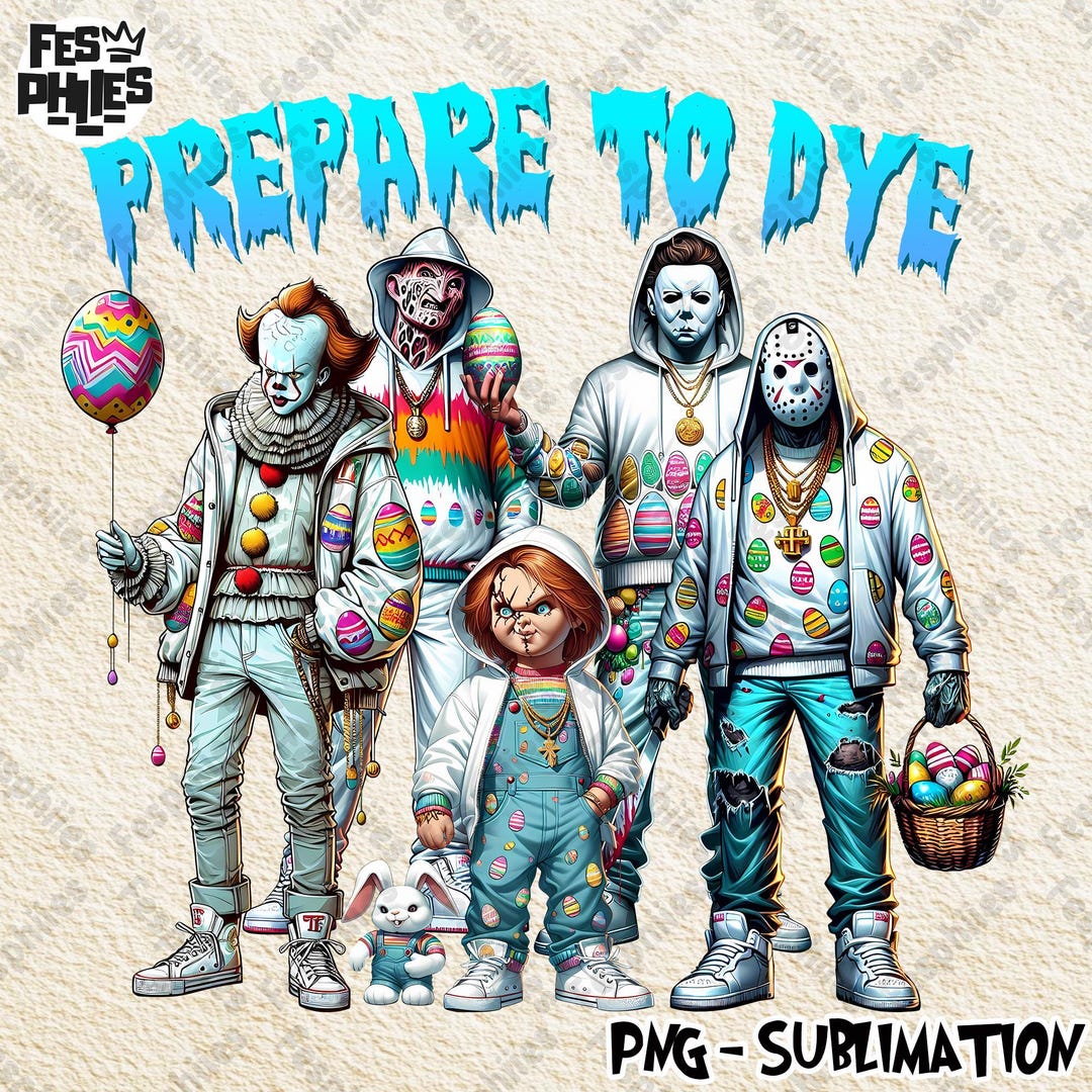 Prepare to Dye Killer Easter Chibi Png, Cartoon Easter Peep Png, Horror ...