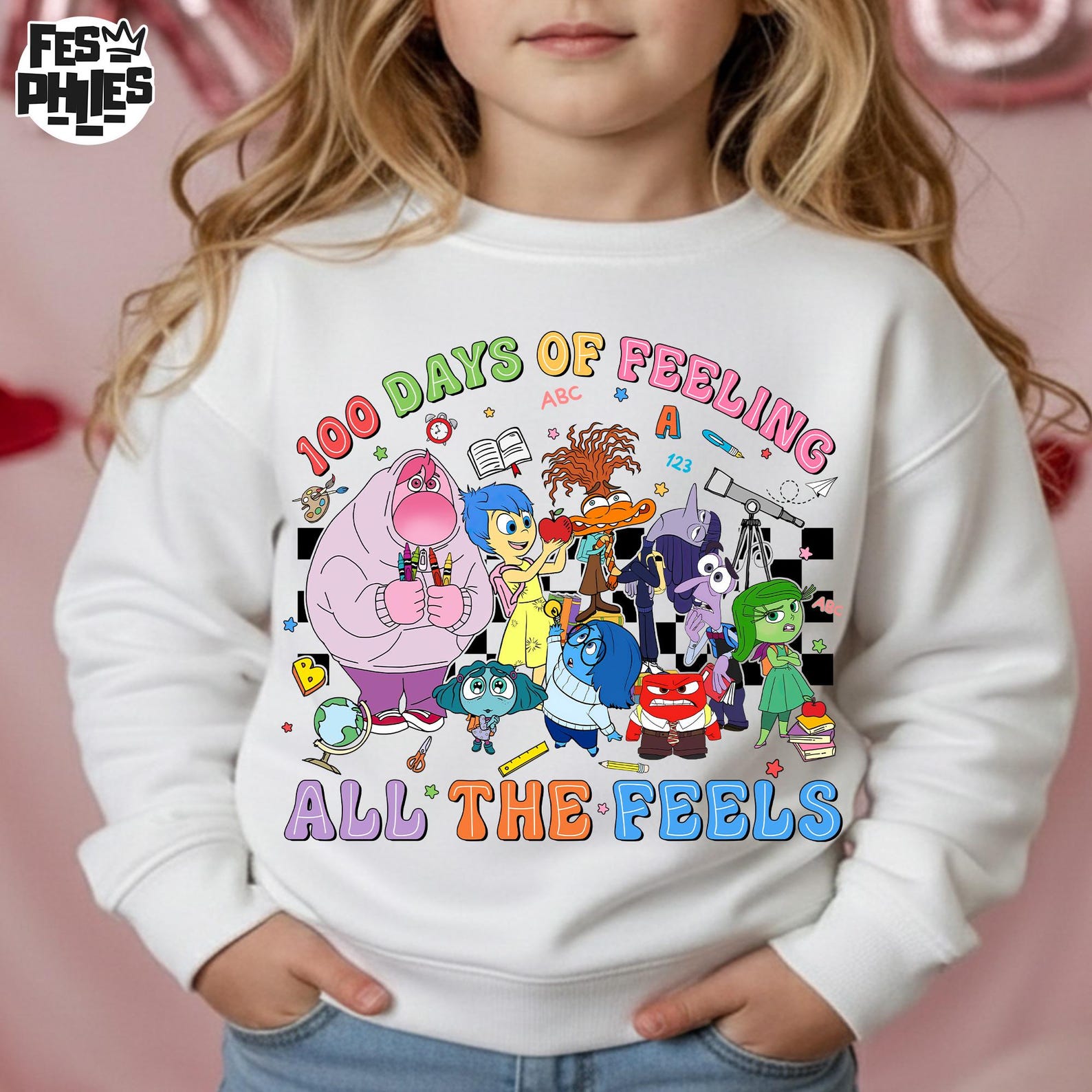 100 Days of Feeling All the Feels PNG, 100 Days of School PNG, Cartoon ...