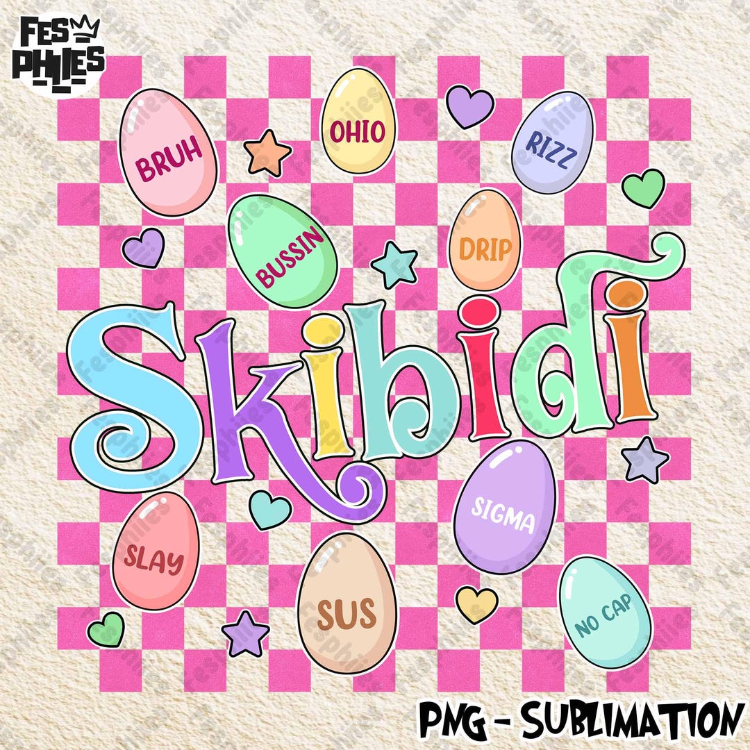 Skibidi Easter Rizzles Png, Gen Alpha Slang Easter Png, Funny Boy ...