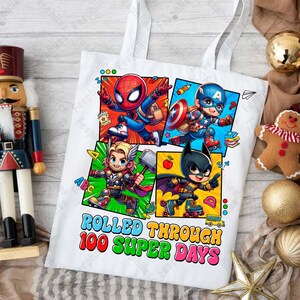 Spider 100 Days of School Png, Rolled Through 100 Super Days Png, Back ...