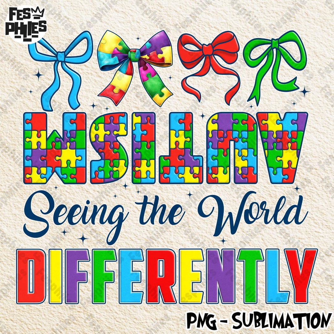 Autism Seeing the World Diffrently Png, Autism Awareness Png ...