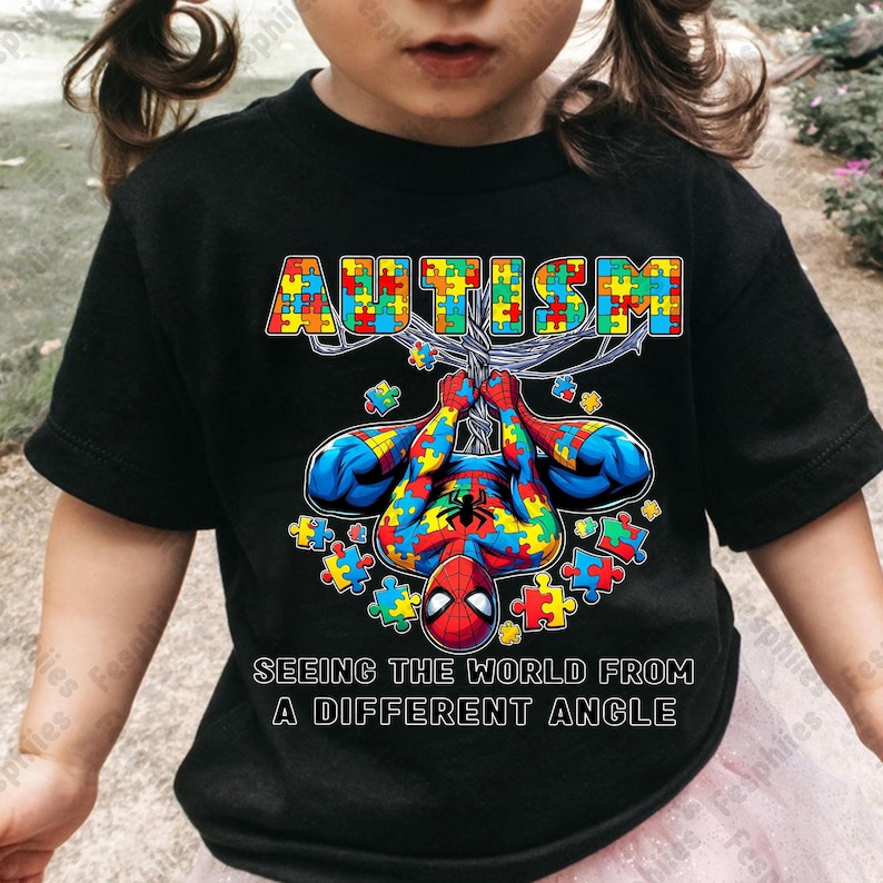 Spider Cartoon Autism Awareness Png, Autism Superhero Cartoon Png ...