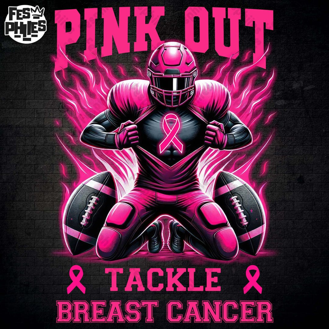 Sport Breast Cancer Png, Pink Ribbon Png, Breast Cancer Football Pink ...