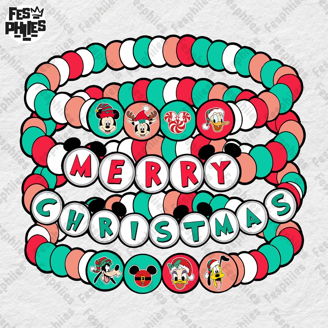Christmas Friendship Bracelet Png, Christmas Season Png, Merry ...