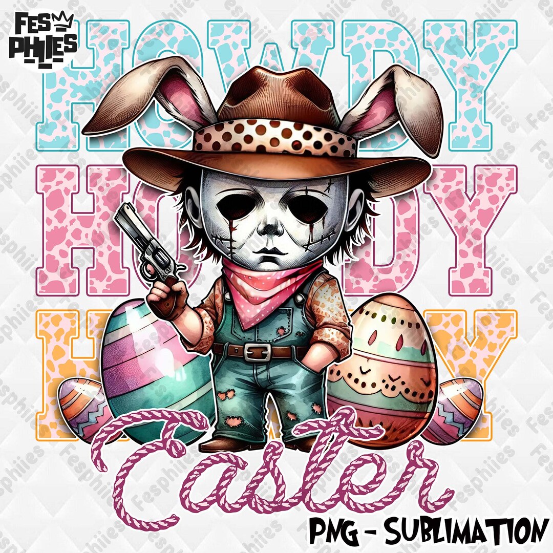 Killer Easter Squad Png, Horror Movie Png, Howdy Easter Png, Horror ...