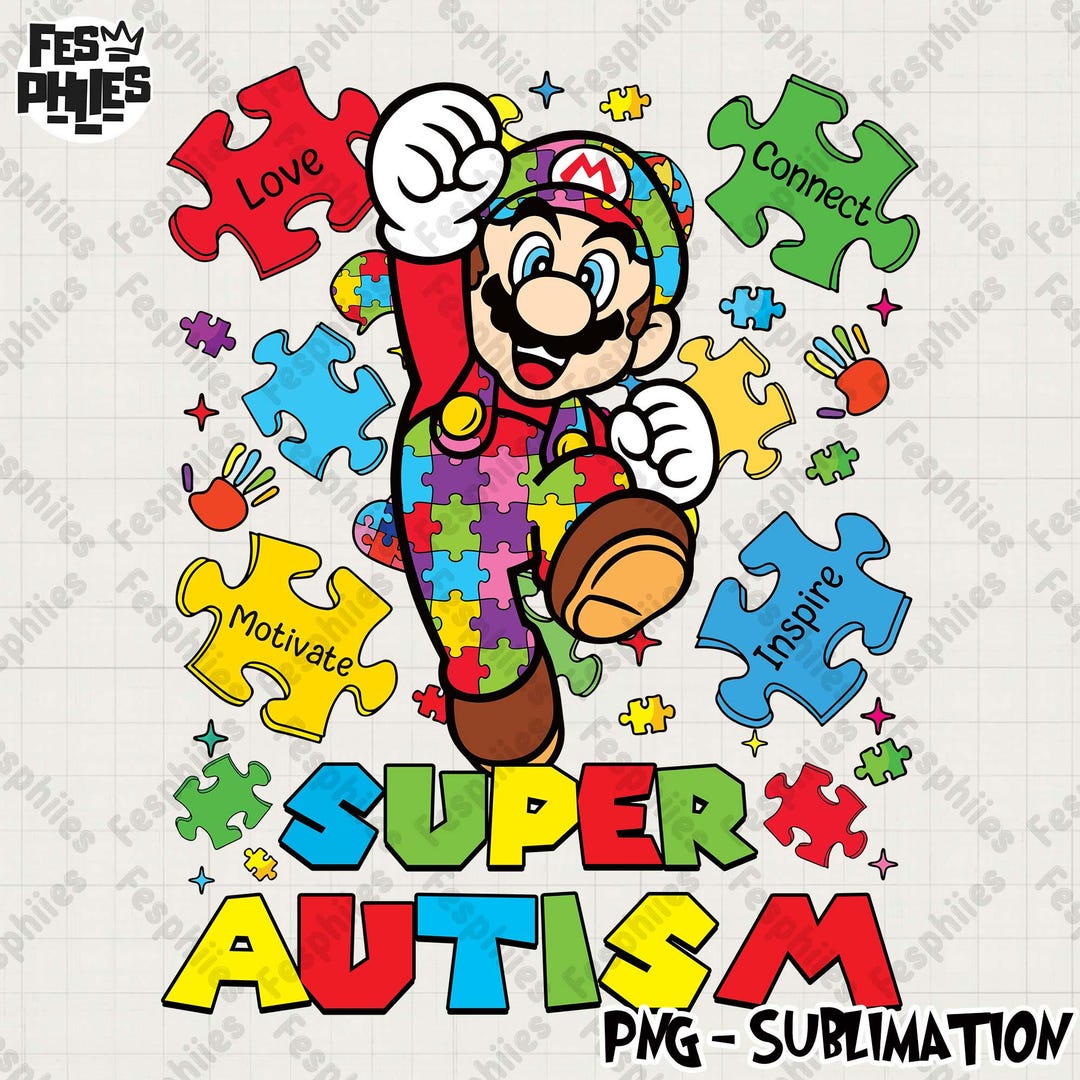 Autism Awareness Png, Awareness Png, Super Autism Super Game Png ...
